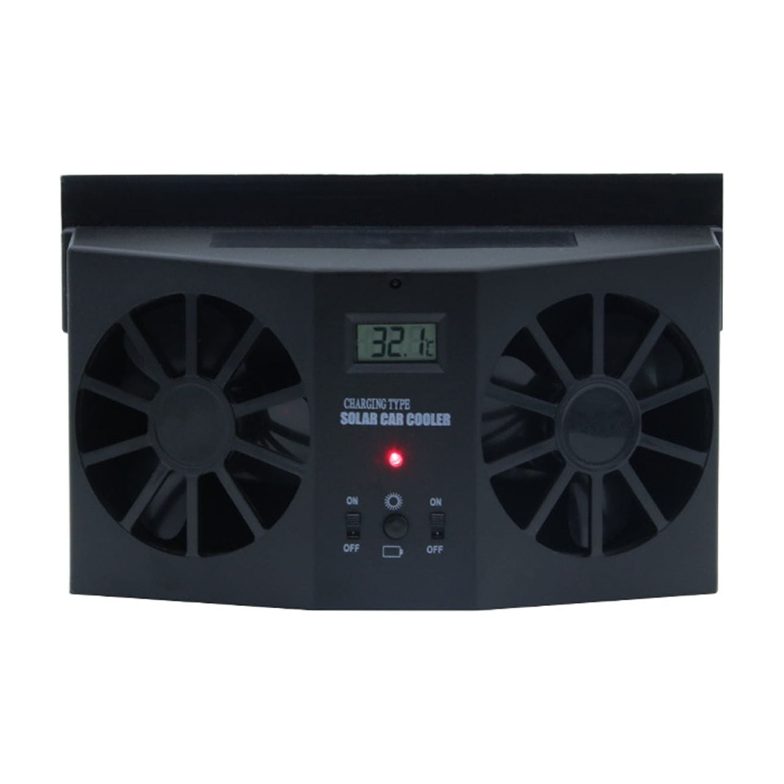Solar Car Changing Fan / Double-wind Door Car Exhaust Fan / Solar Car ...