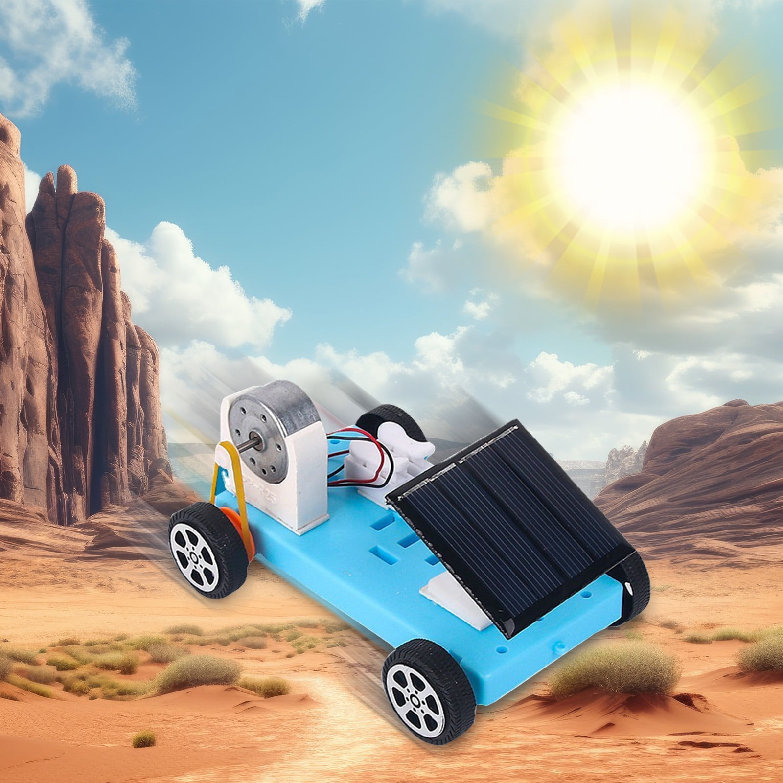 Solar Car DIY Technology Small Production Invention Stem Primary And ...