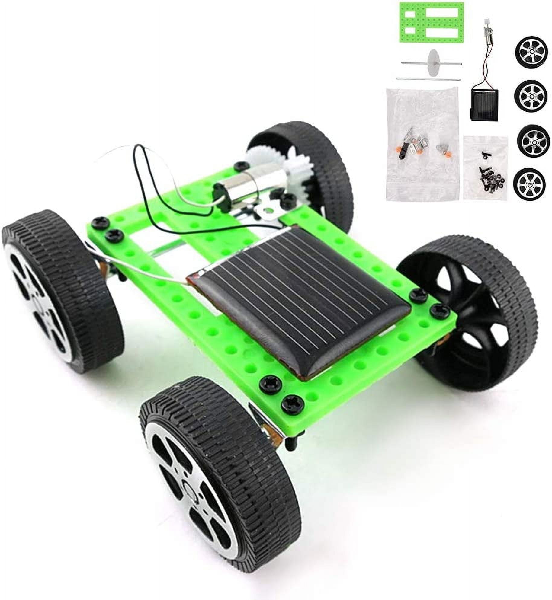 Solar Car Model, Children Mini DIY Assemble Solar Power Car Toy Kit ...