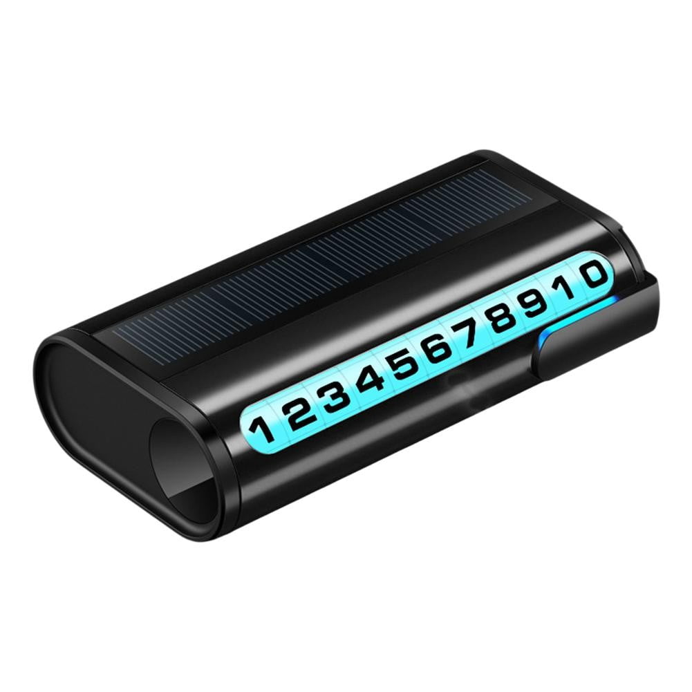 Solar Car Phone Number Plate LED Lighting for Temporary Parking ...