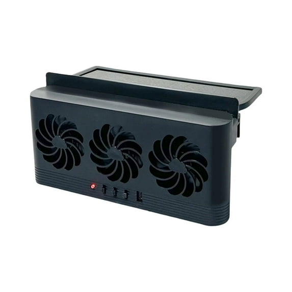 Solar Car Radiator Cooling Fan Eliminate Peculiar Smell Car Window Air ...