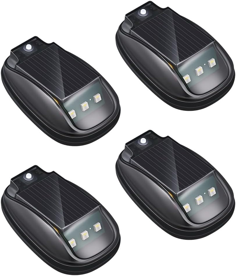 Solar Car Roof RGB Strobe Light, Solar Cab Lights for Trucks, Wireless ...