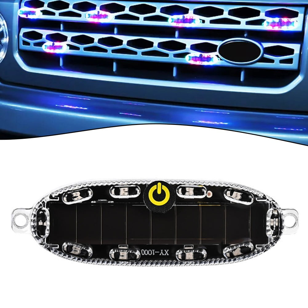 Solar Car Strobe Light Motorcycle Car RV Truck Bike Brake Taillight ...