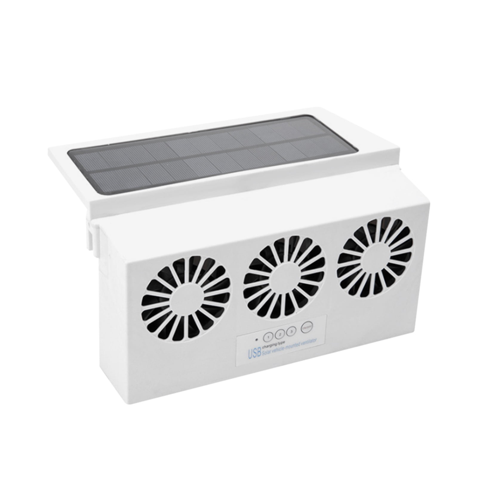 Solar Car Ventilation Fan / Dual-Vent Car Exhaust Fan / Solar Car ...