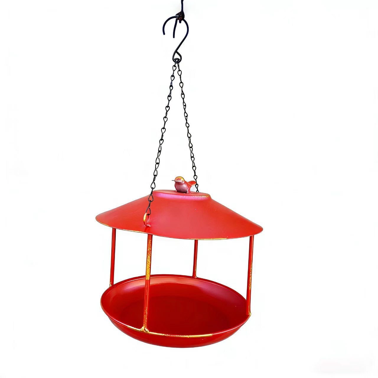 Solar Cascading Hanging Bird Bath For Outdoor Garden Patio Backyard ...