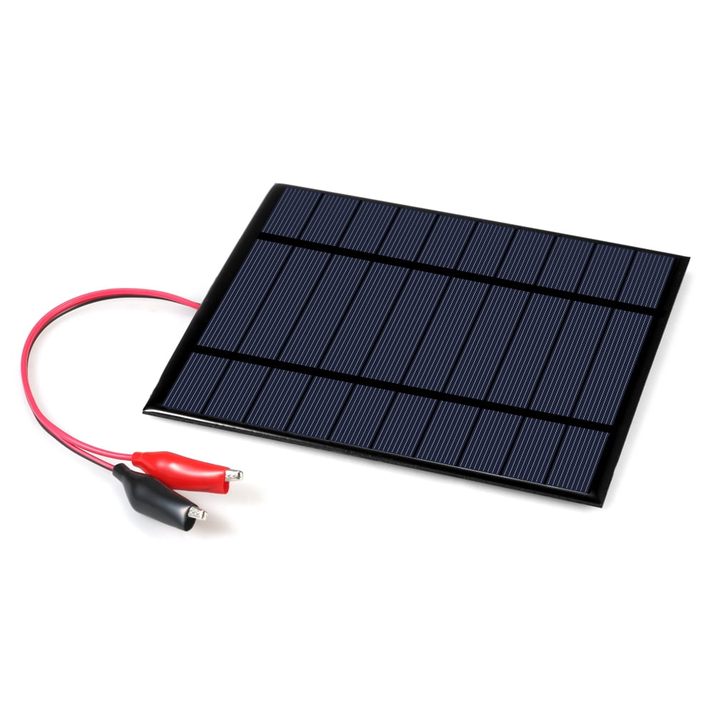 ,Solar Cell Diy 2.5w 5v Silicon Solar Panel Clips Solar Cell With Clips ...