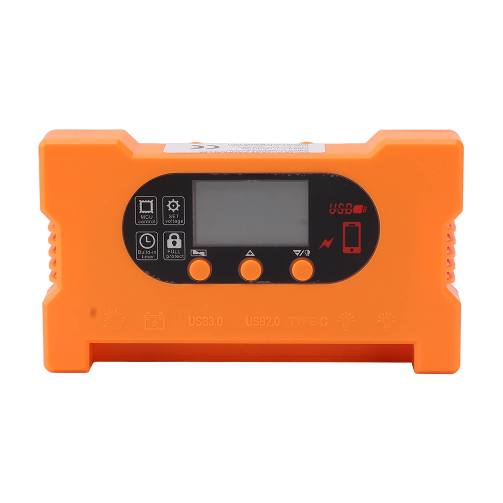 Solar Charge Controller 12V 24V Dual USB Type C Fast Charging Solar ...