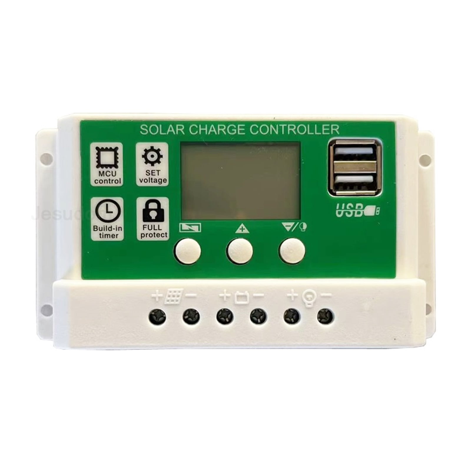 Solar Charge Controller 12V24V Auto. 30A20A10A Charger Current For PV Panels 100W 200W 300W 400W ...