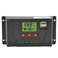 Solar Charge Controller 20A PWM 12V/24V Automatic Solar Panel ...