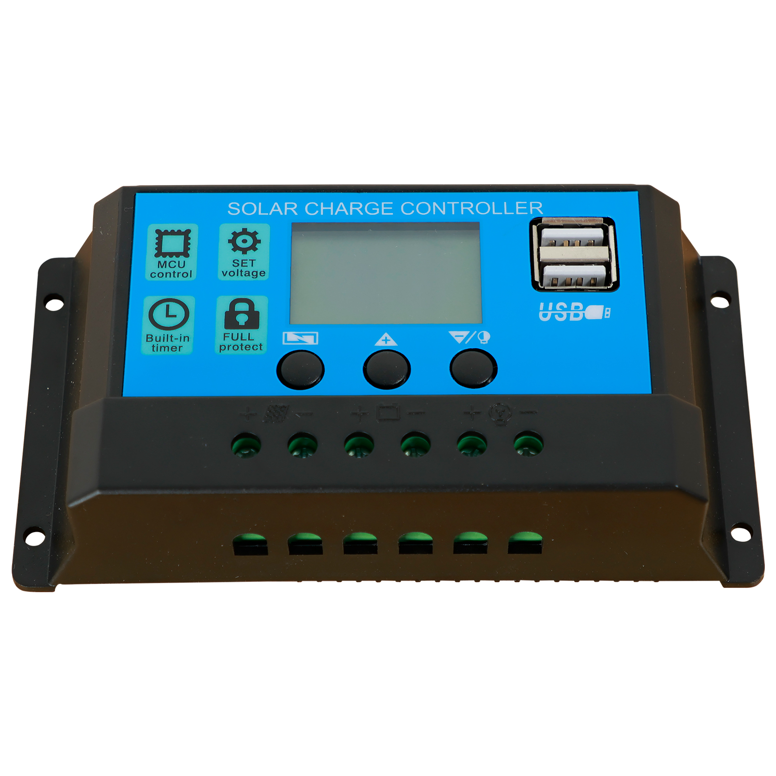 Solar Charge Controller 30A 12V 24V PWM Adjustable LCD Display Solar Panel Regulator Solar Panel ...