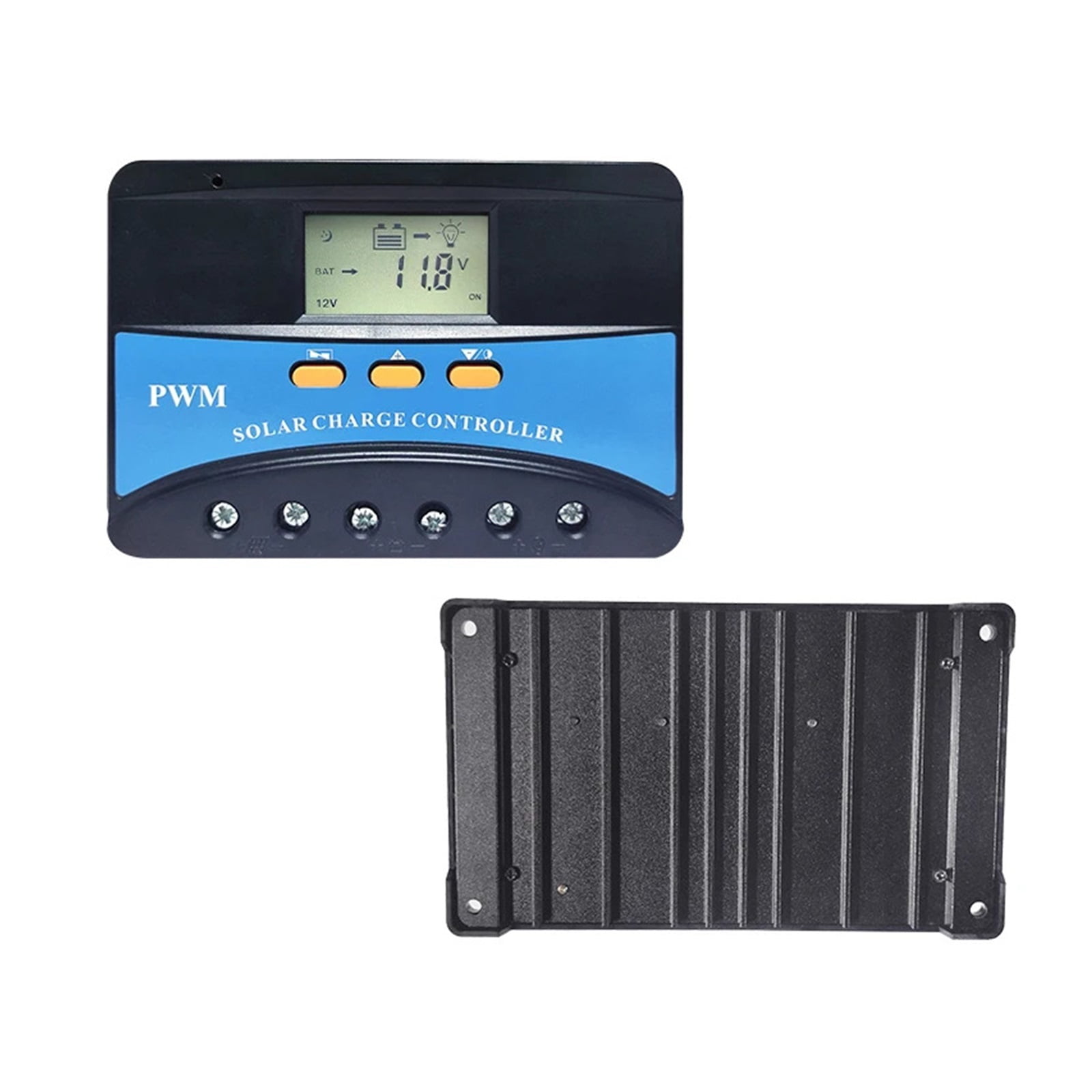 Solar Charge Controller 40A 50A 60A PWM Charging Controller 12V 24V 48V ...