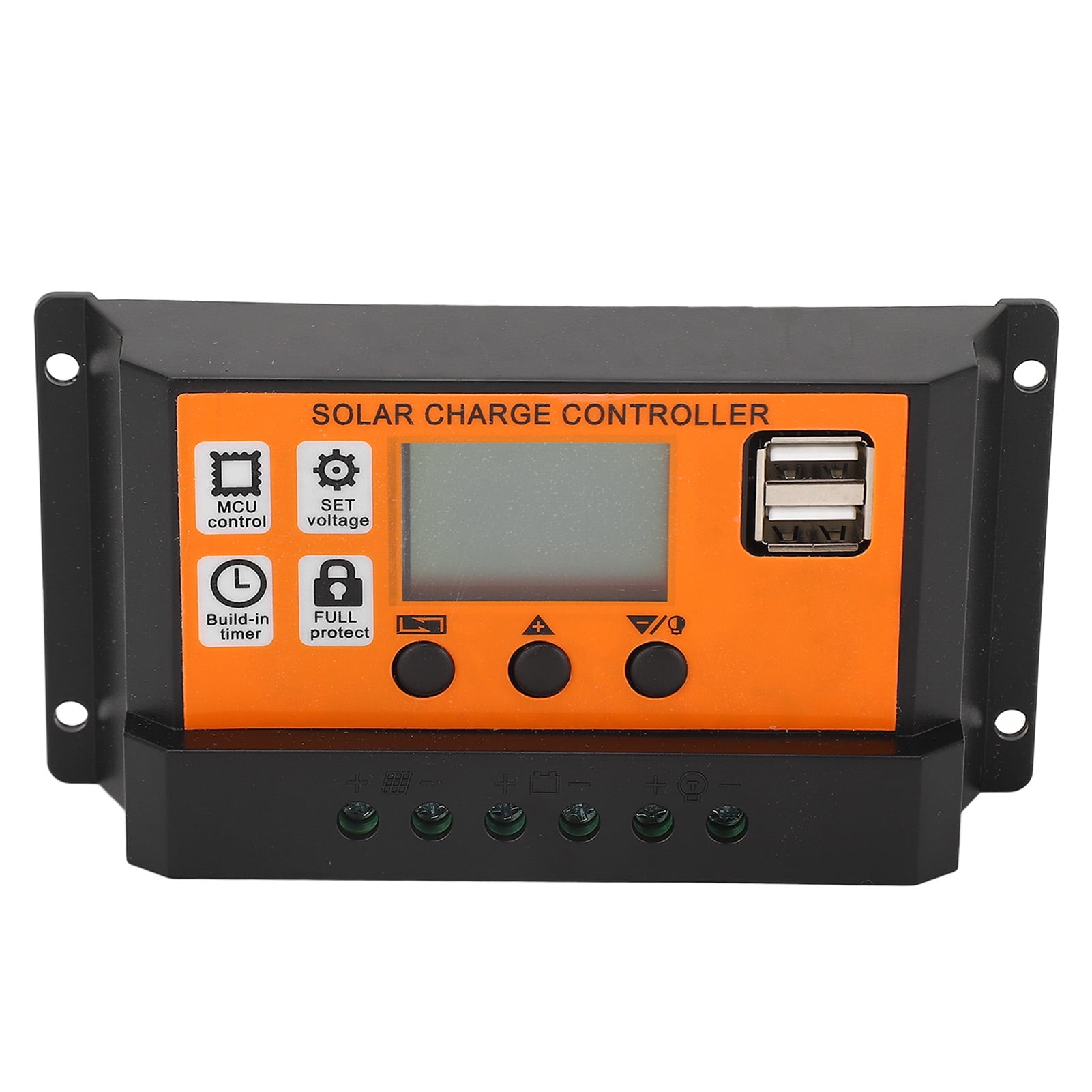 Solar Charge Controller LCD Display 3 Stage Management Solar Panel ...