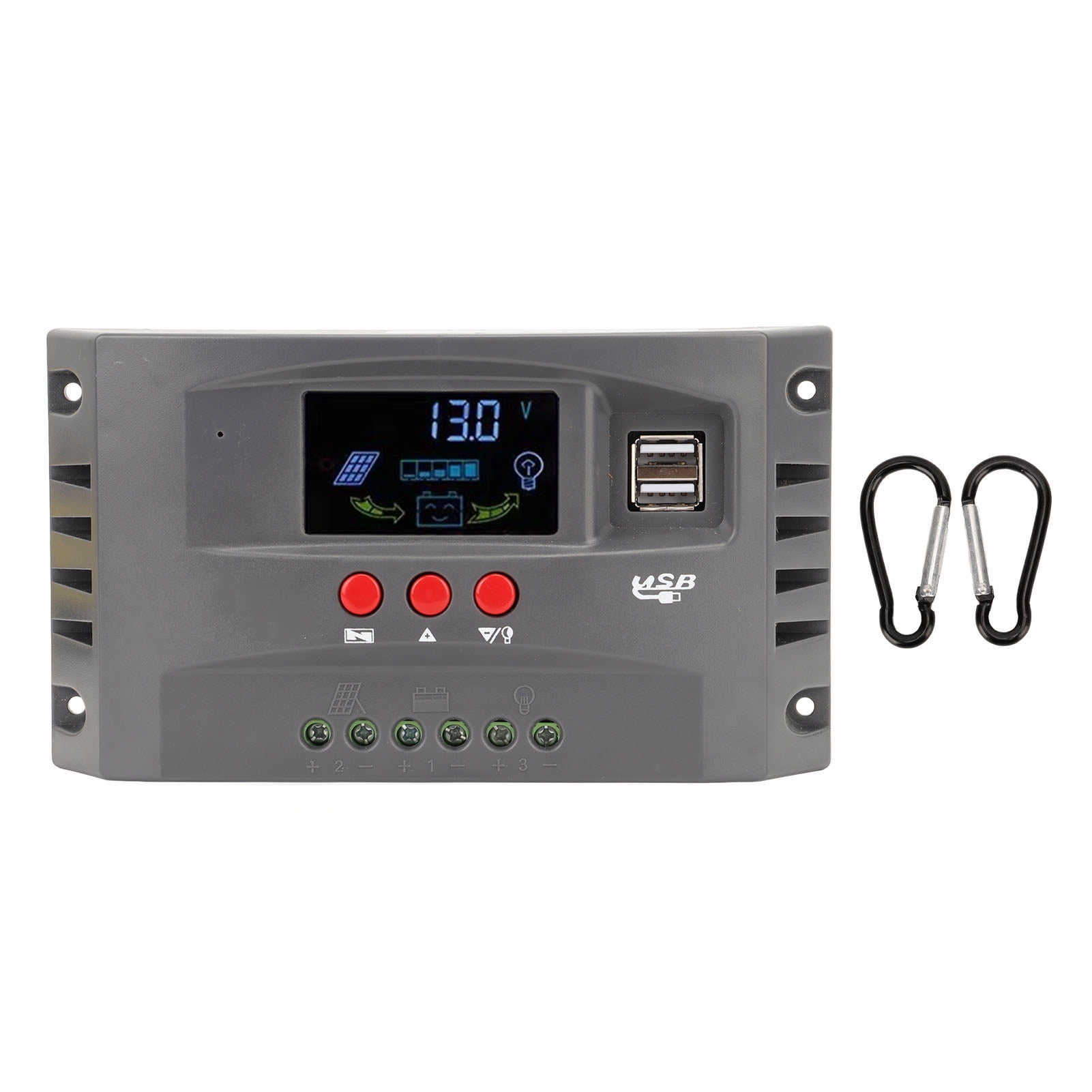 Solar Charge Controller MPPT Tracking Charging 12V 24V Automatic ...
