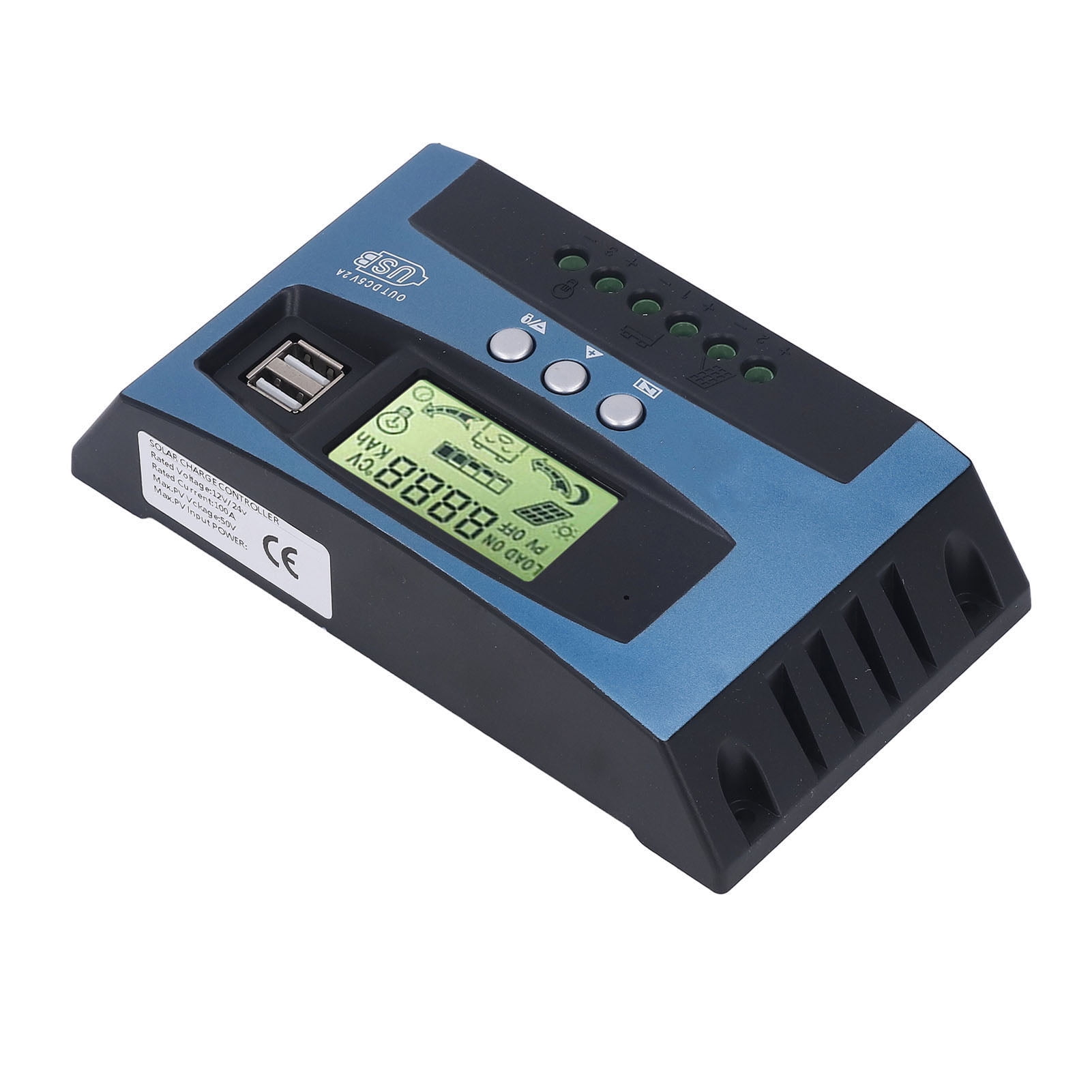 Solar Charge Controller MPPT Tracking Charging Real Time Digital ...