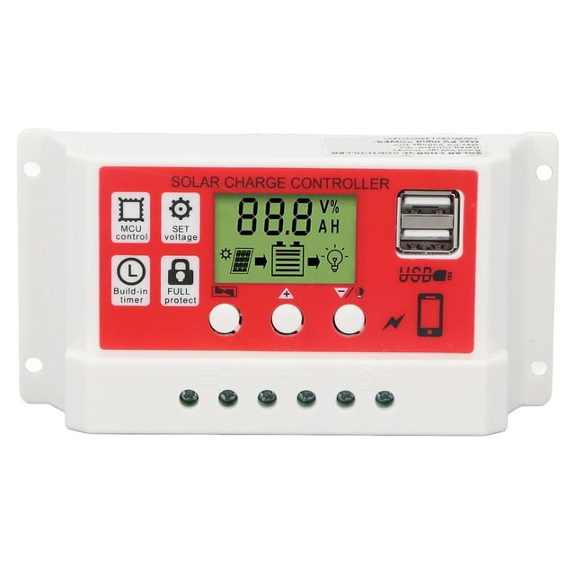 Solar Charge Controller PWM Lithium Battery Photovoltaic Charge ...