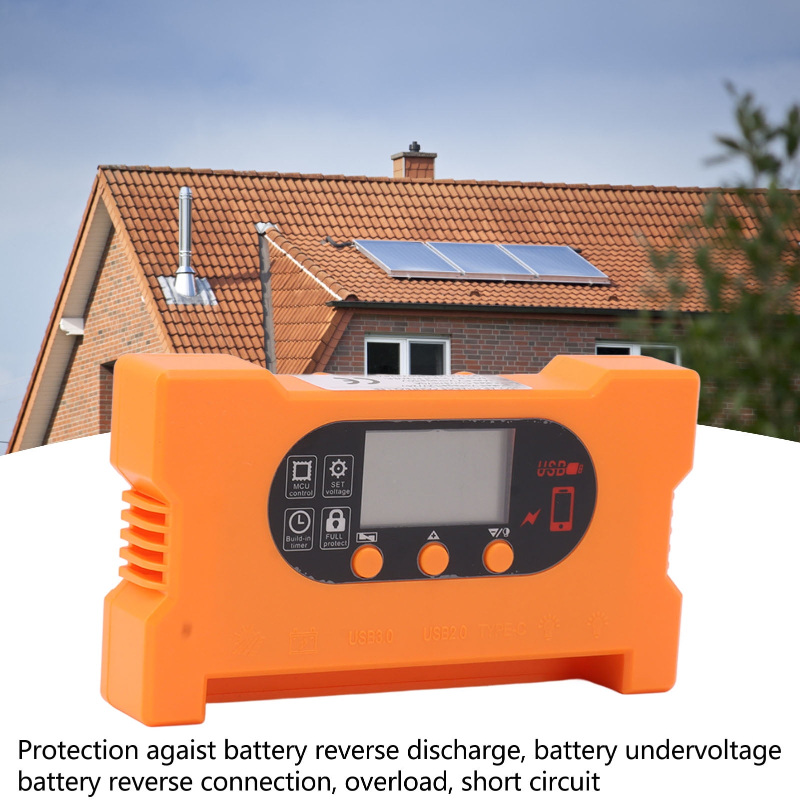 Solar Charge Controller USB 5V Output, Fast Charging Short Circuit ...