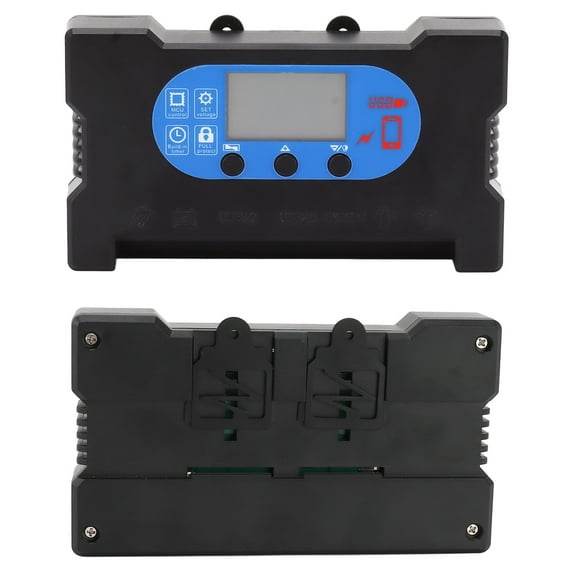 Solar Charge Controller W/ USB,C USB, Fast Charging For Lithium Iron ...