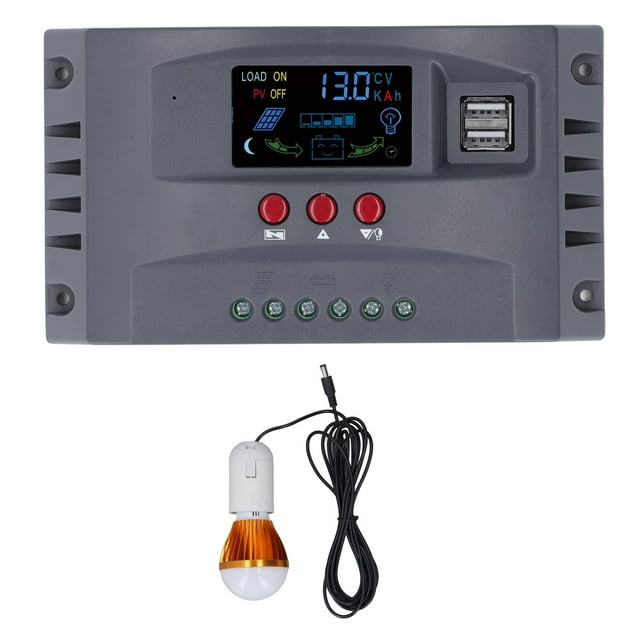 Solar Charge Controller with Light LCD MPPT Overcurrent Protection ... Solar Charge Controller with Light LCD MPPT Overcurrent Protection ...