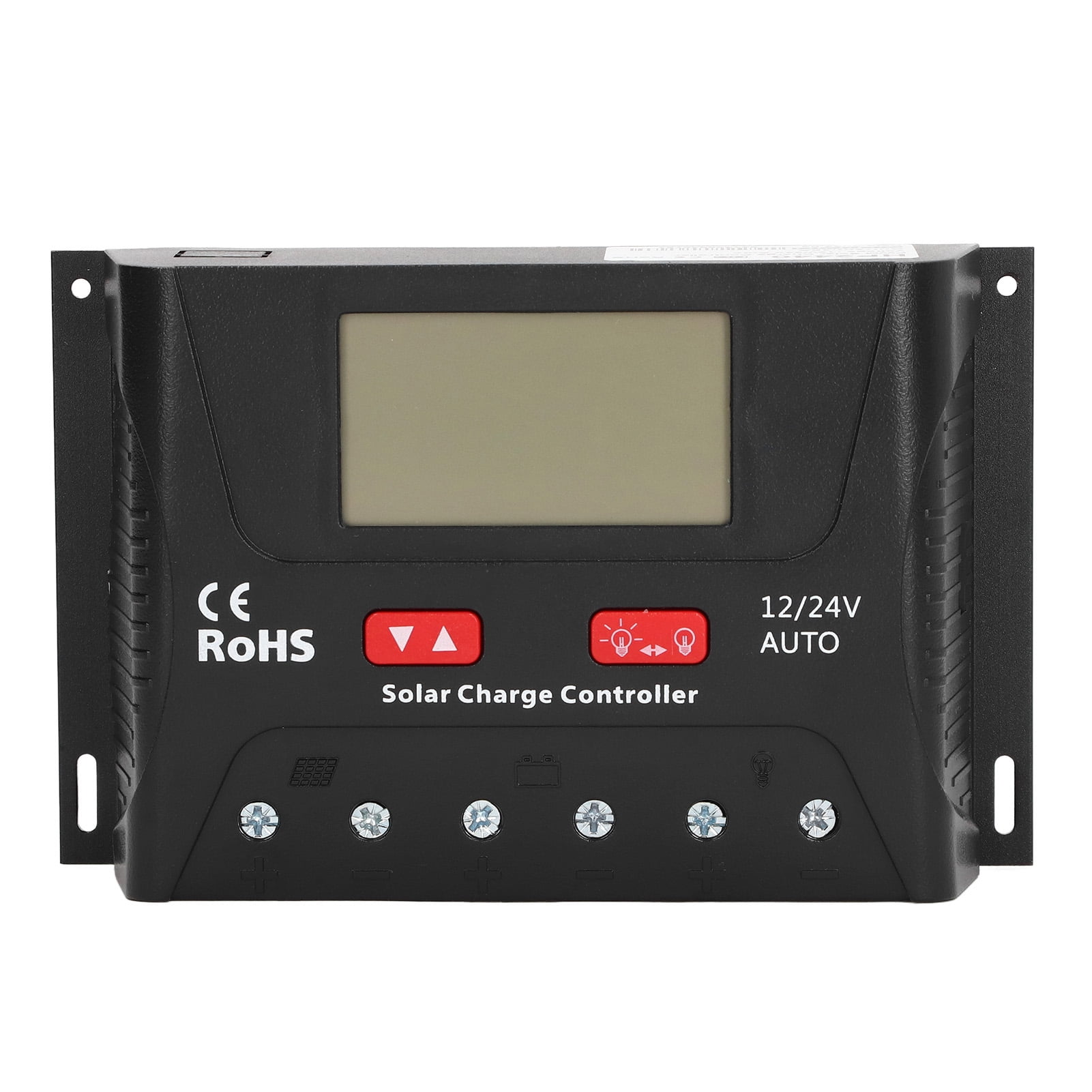 Solar Charge Discharge Controller with LCD Display, 3-Stage PWM ...
