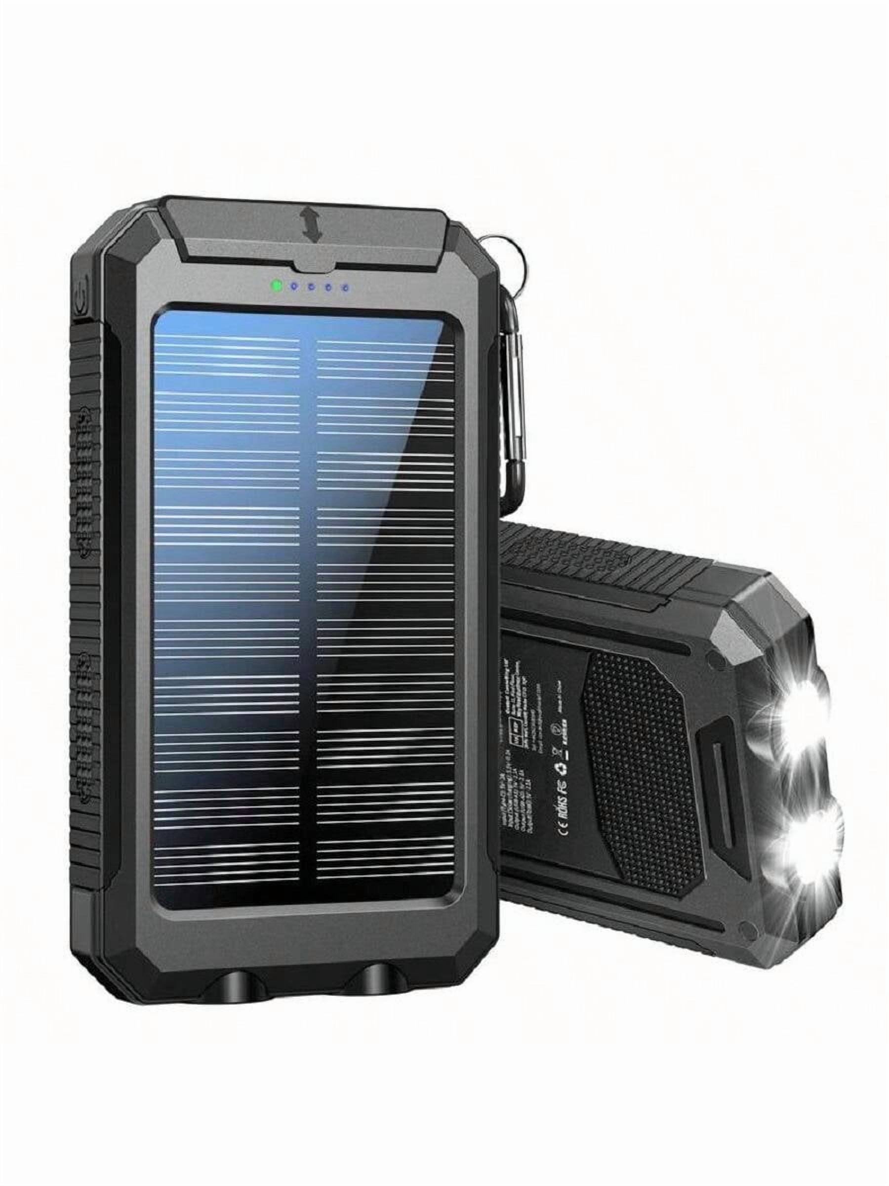 Solar Charger, 10000mAh Portable Solar Power For All Mobile Phones ...