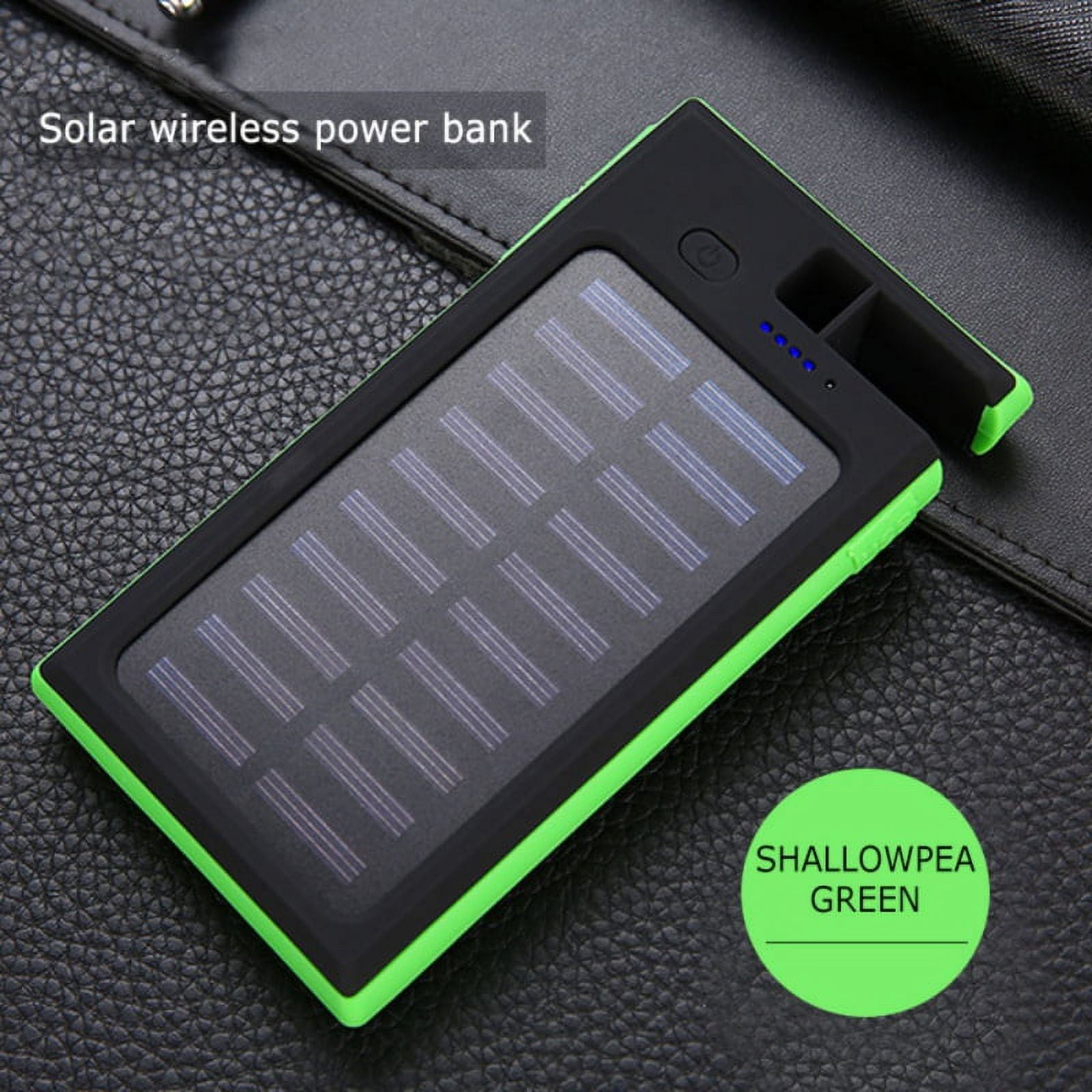 Solar Charger 20000mAh, Qi Wireless Portable Solar Power Bank ...