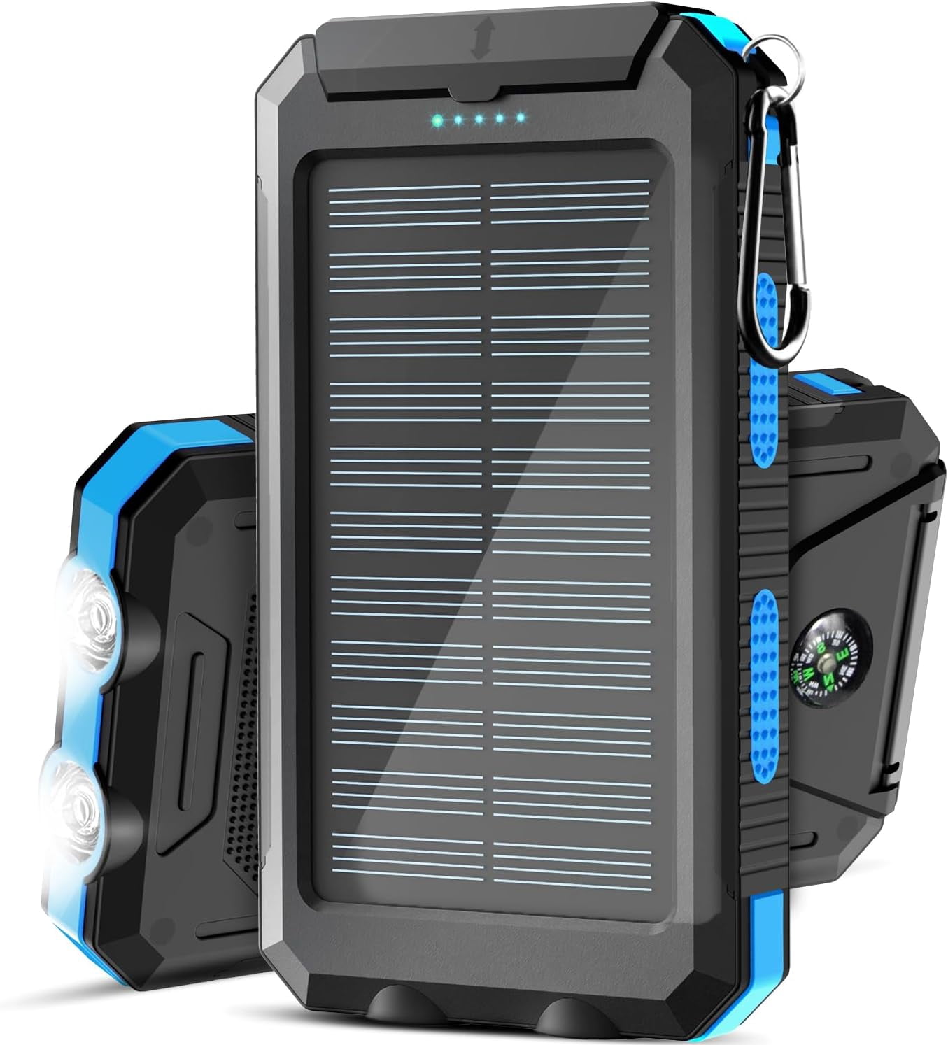 Solar Charger, 38800mAh Power Bank, Waterproof External Backup Battery ...
