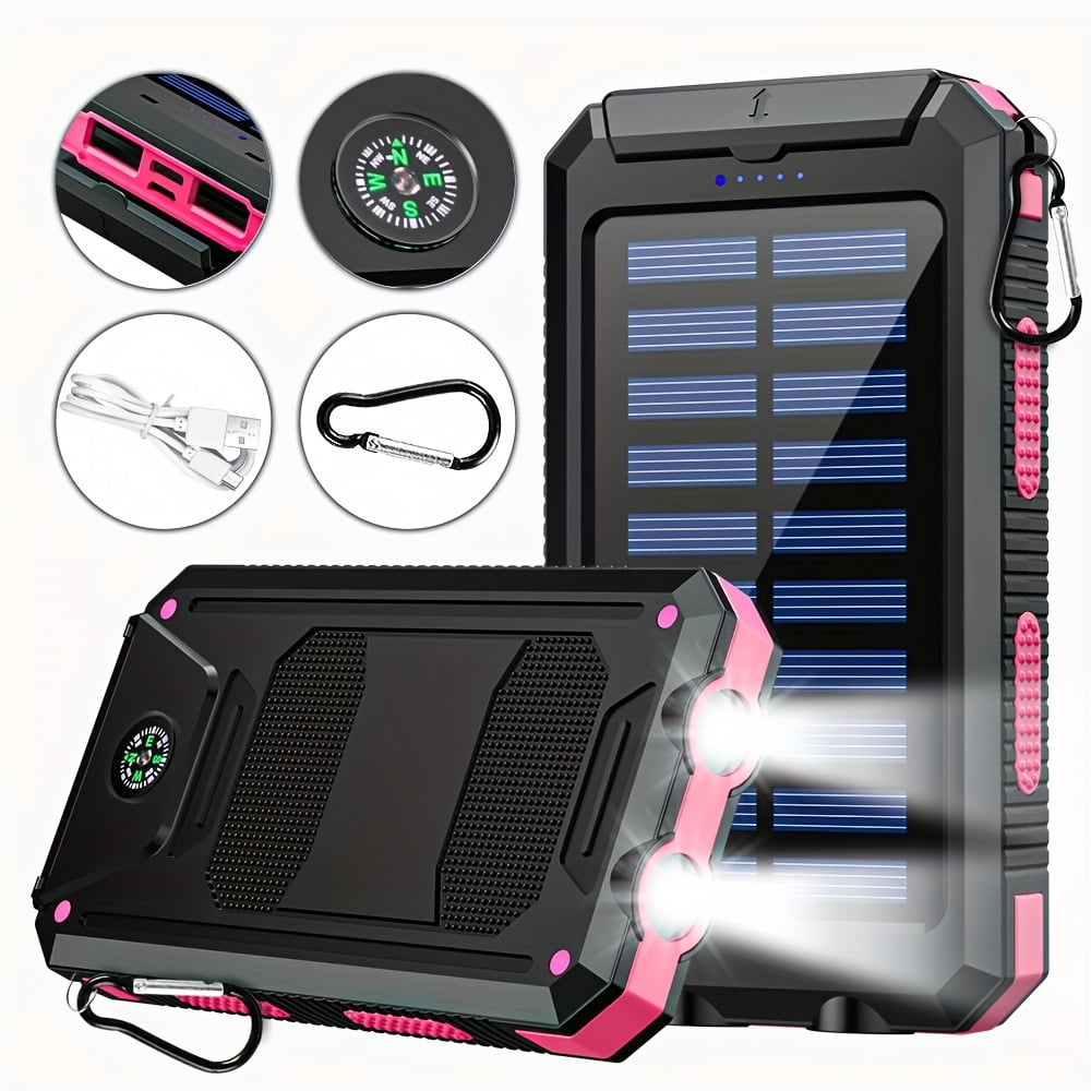 Solar Charger-40000mAh Solar Charger Power Bank -Portable Solar Phone ...