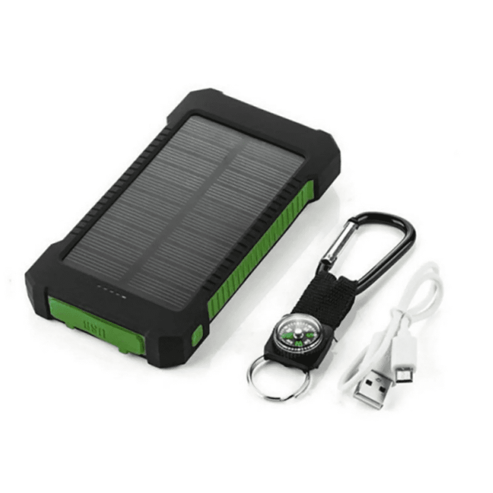 Solar Charger, 8000mAh Portable Solar Power Bank for All Cellphones ...