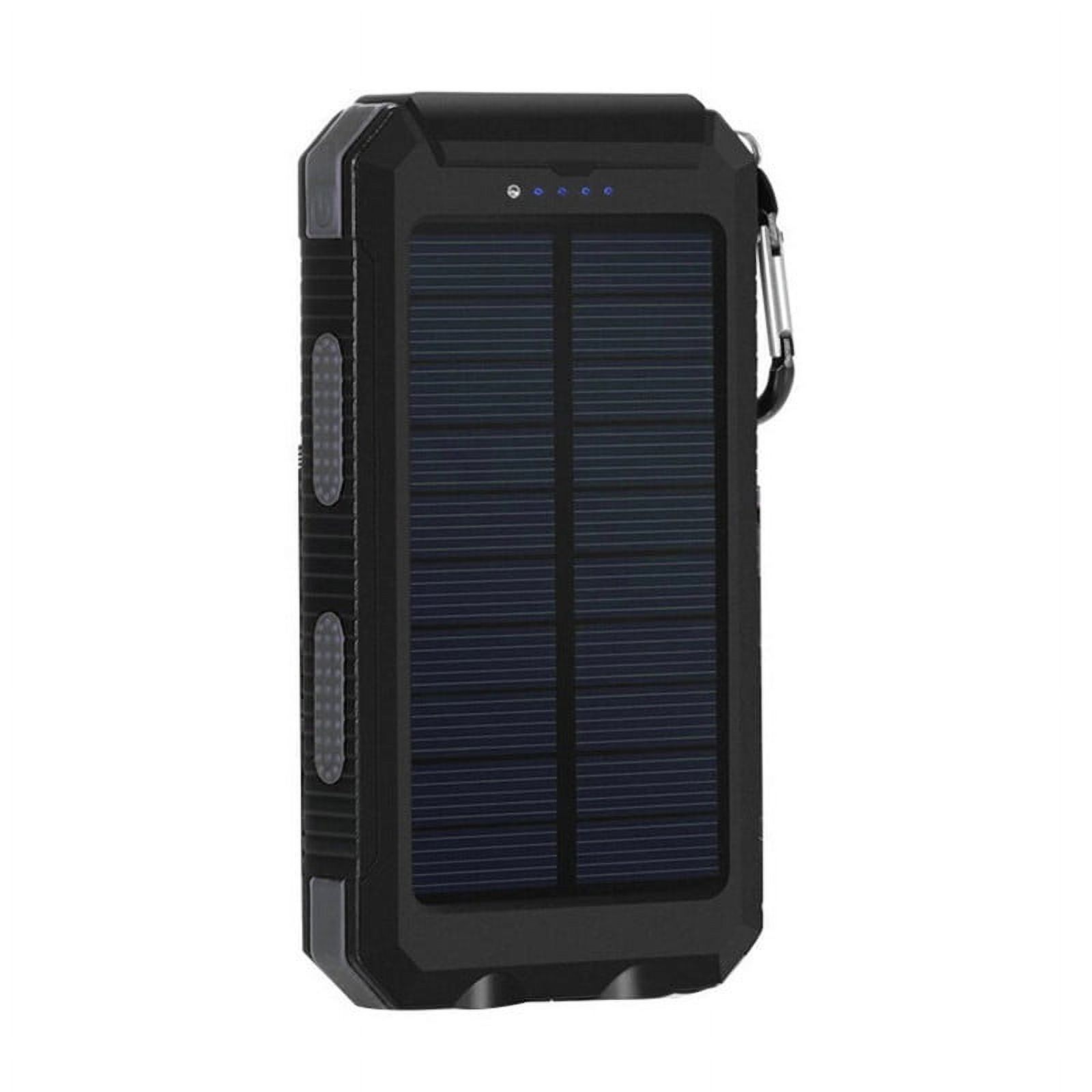Solar Charger, Battery Pack, 20000mAh Portable Solar Power Bank with 2 ...