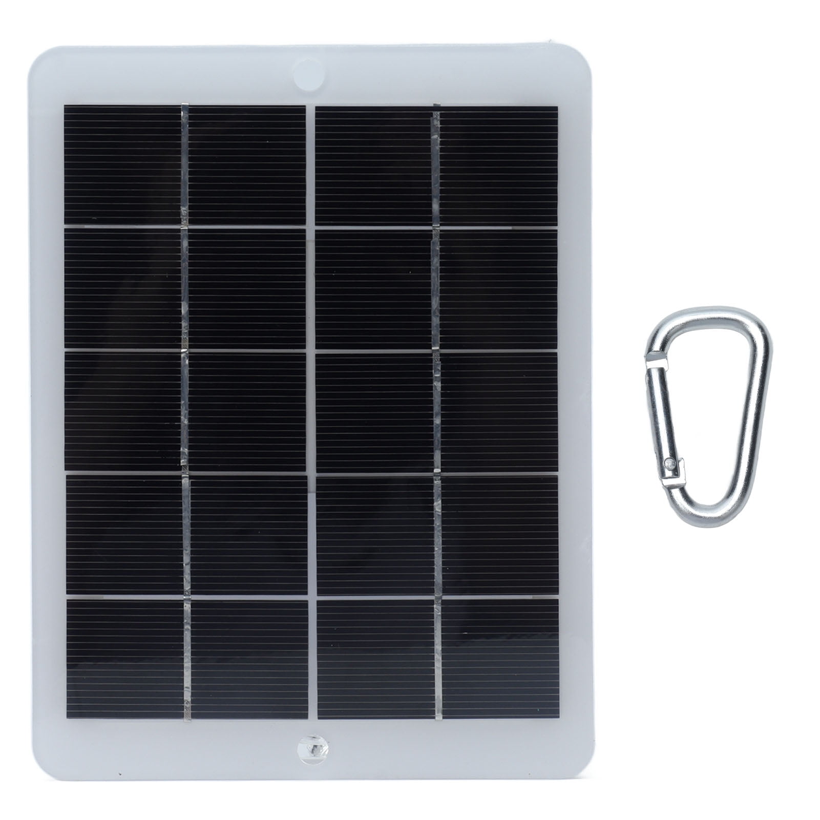 Solar Charger Portable 3W 5V, Polysilicon Solar Panel with USB Port ...