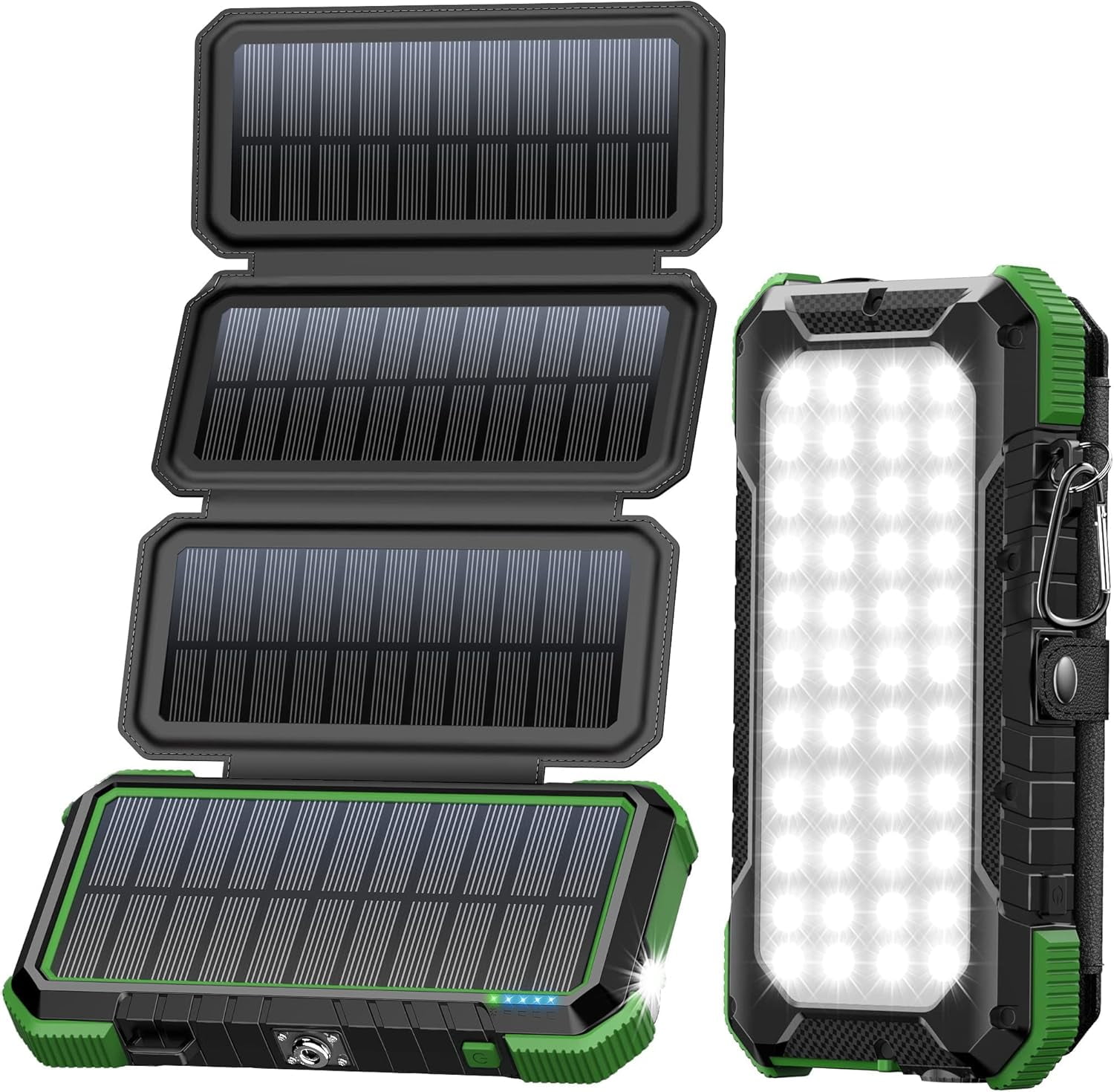 Solar Charger Power Bank, PD 18W Fast Charging 20000mAh Battery Pack ...