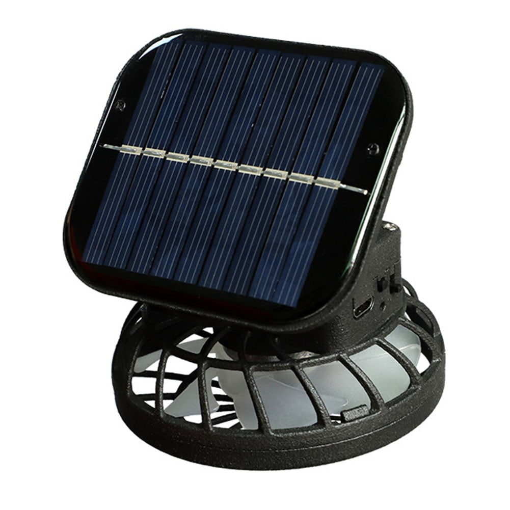 Solar Charging Fan For Hat Wide Brim USB Charging for Hole Digging ...