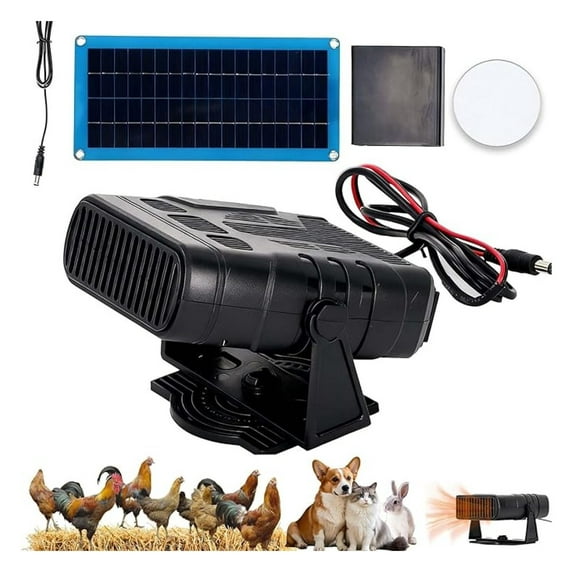Solar Chicken Coop Heater, 30W Solar Powered Heater with Overheat ...
