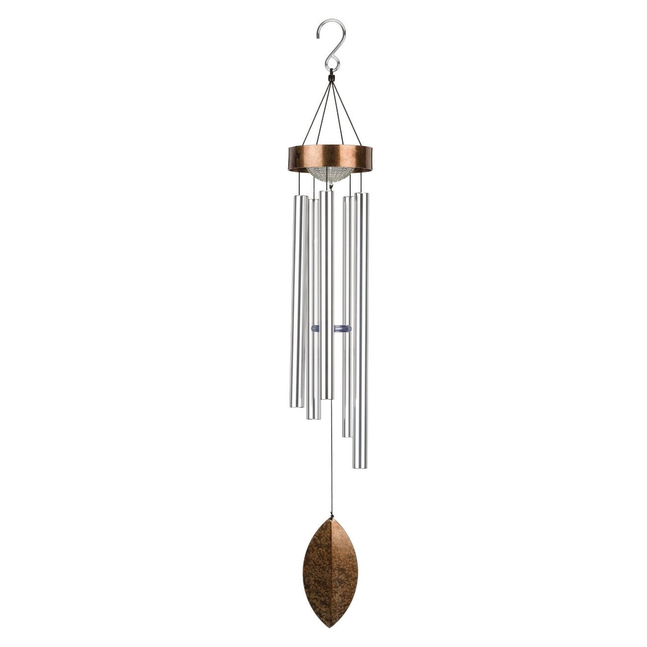 Solar Chime 42 - Brown - 5.5"x5.5"x42" - Walmart Business Supplies