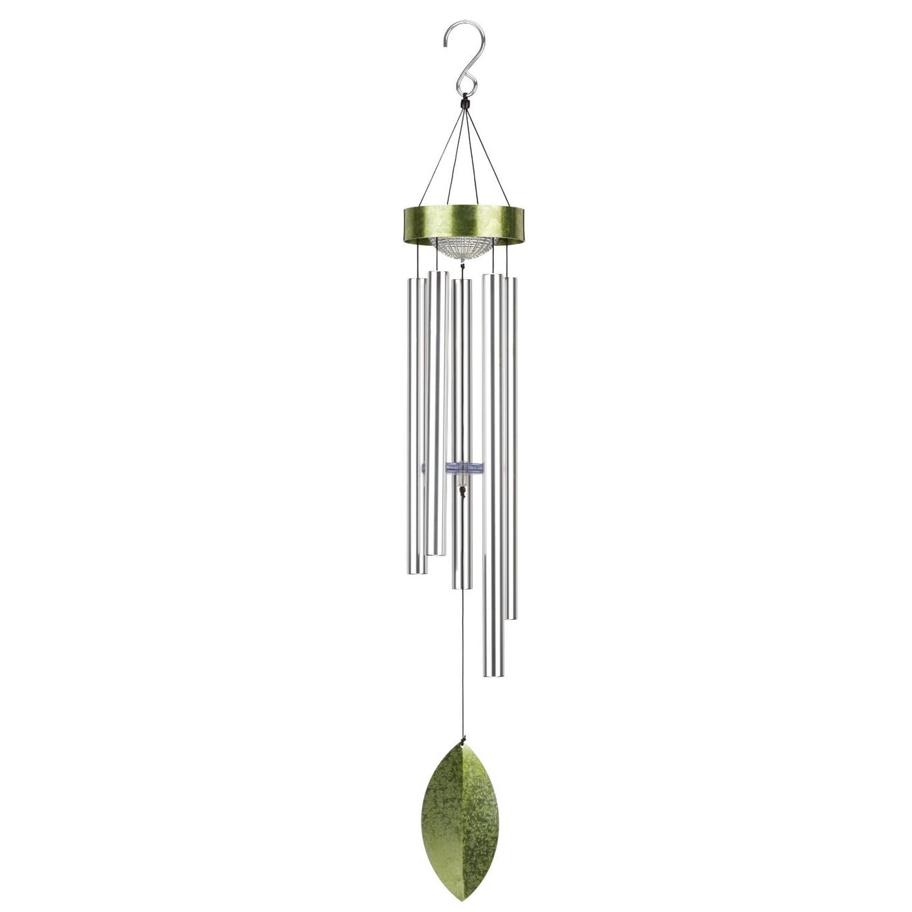 Solar Chime 42 - Green - 5.5"x5.5"x42" - Walmart.com