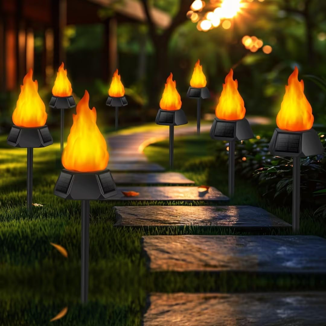 Solar Christmas Lights Outdoor with 3 Solar Panels, Upgraded Solar ...