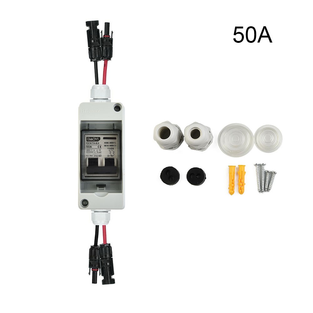 Solar Circuit Breaker PV Isolator Switch DC/AC 30A IP65 Disconnect ...