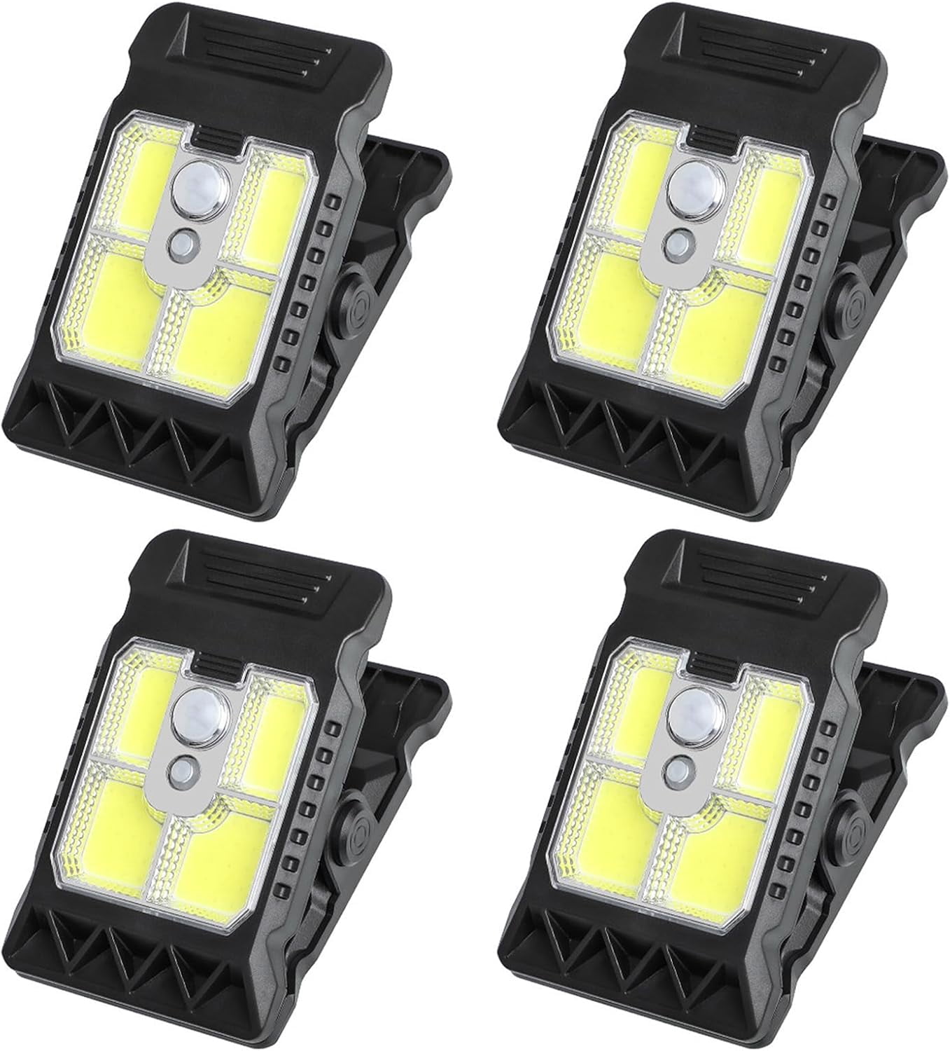 Solar Clip Light with Motion Sensor, Waterproof Portable Solar Powered ...