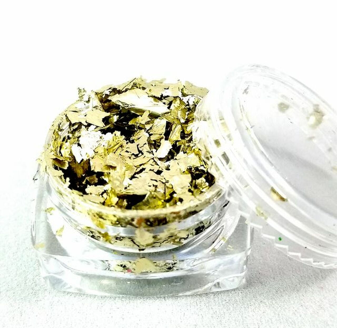 Solar Color Dust, Metallic Flakes, .5 gram jar, White Gold - Walmart.com