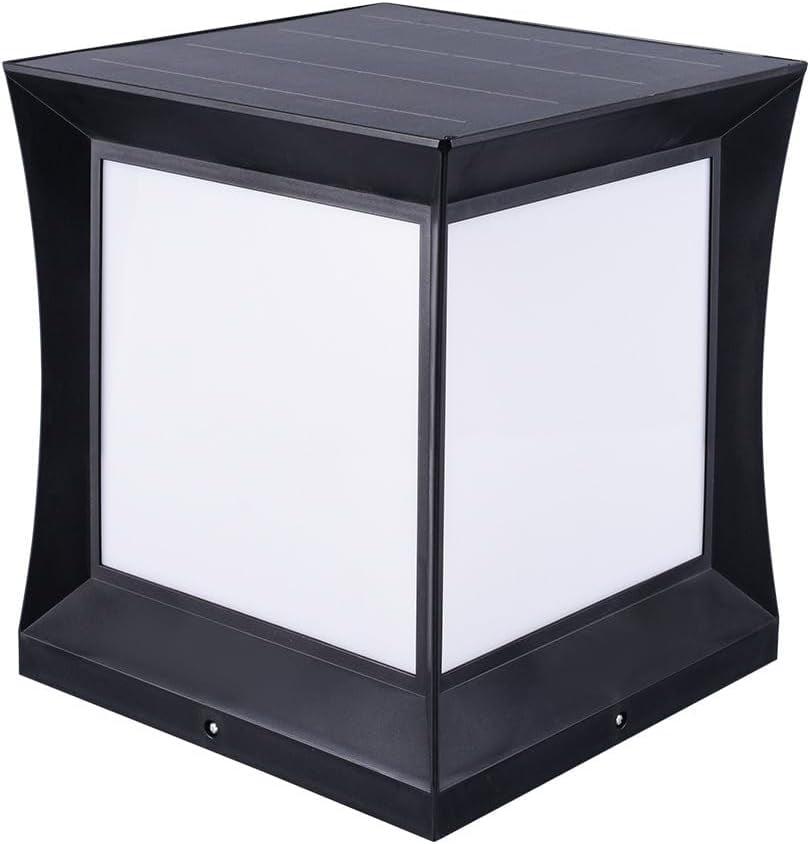 Solar Column Head Light Outdoor Waterproof Column Headlight LED Fence ...