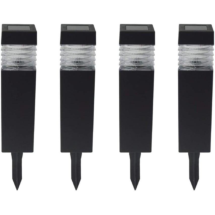 Solar Column Pathway Light 4 Pack - Walmart.com