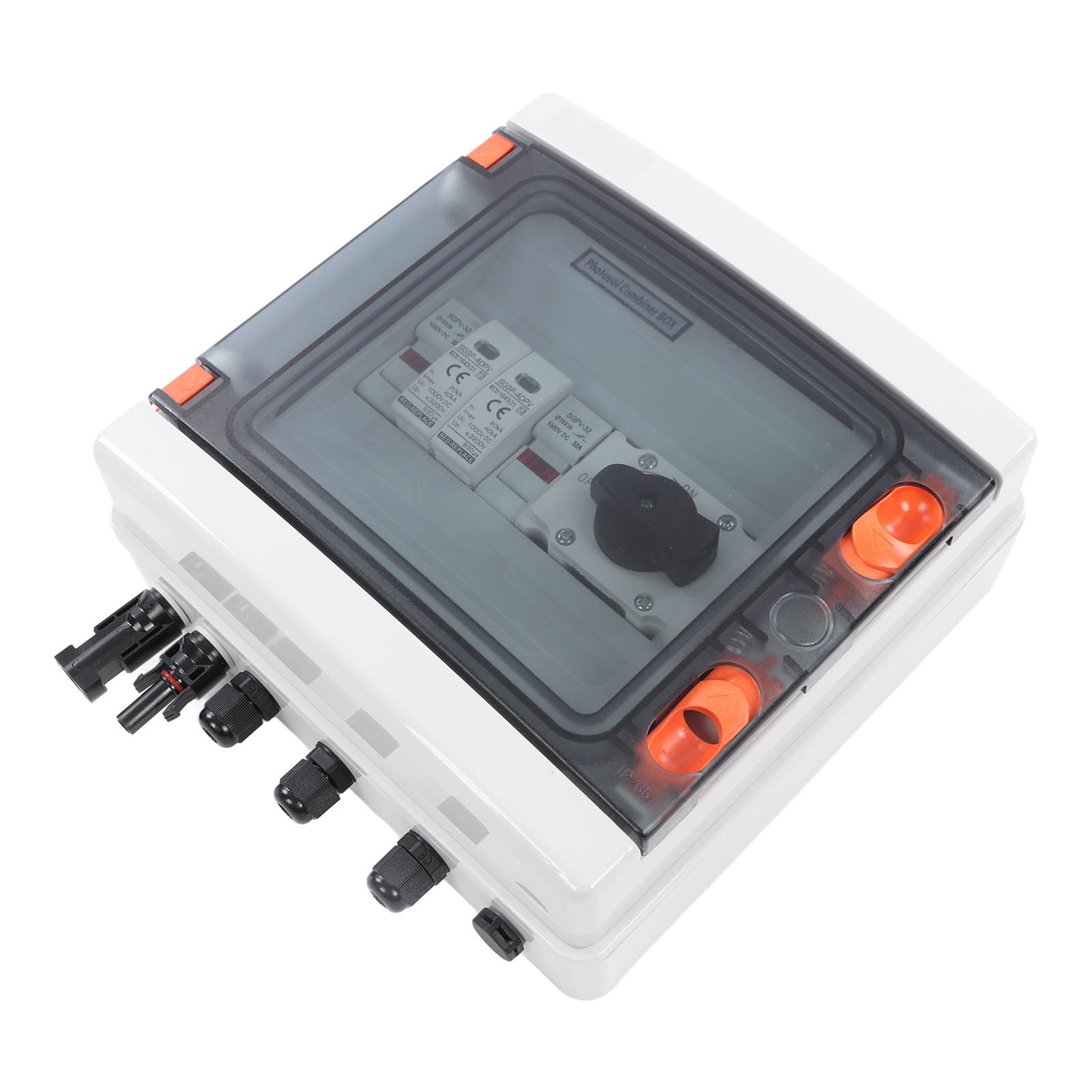 Solar Combiner Box, High Voltage Arrester 1000V 32A Solar Distribution ...