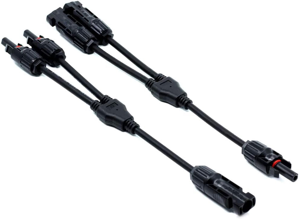 Solar Connector Y Branch 1 to 2 3-Way Connector Adapter Splitter ...