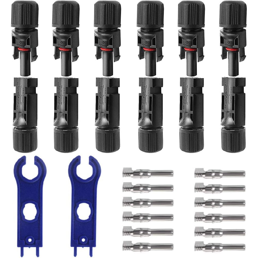 Solar Connectors Male/Female IP67 Waterproof Solar Panel Cable ...