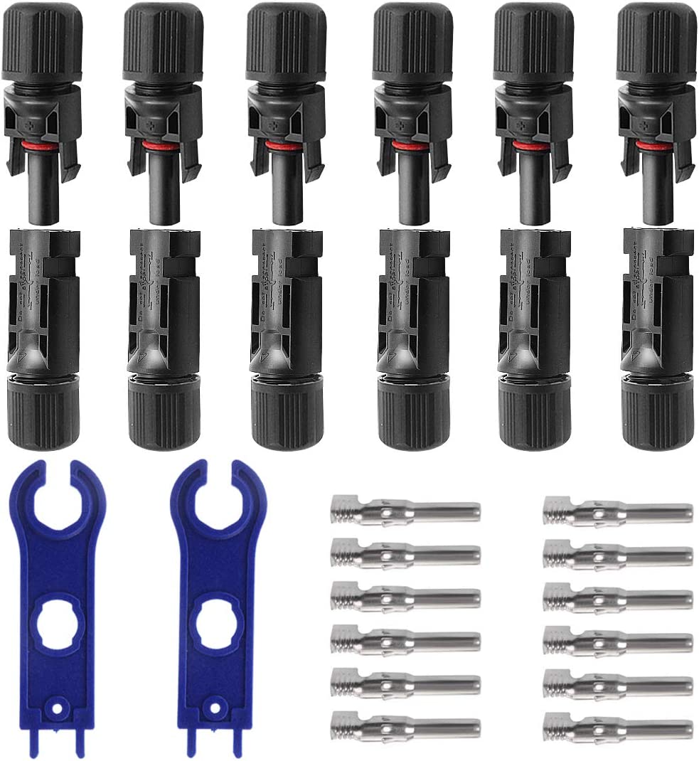 Solar Connectors Male/Female IP67 Waterproof Solar Panel Cable ...