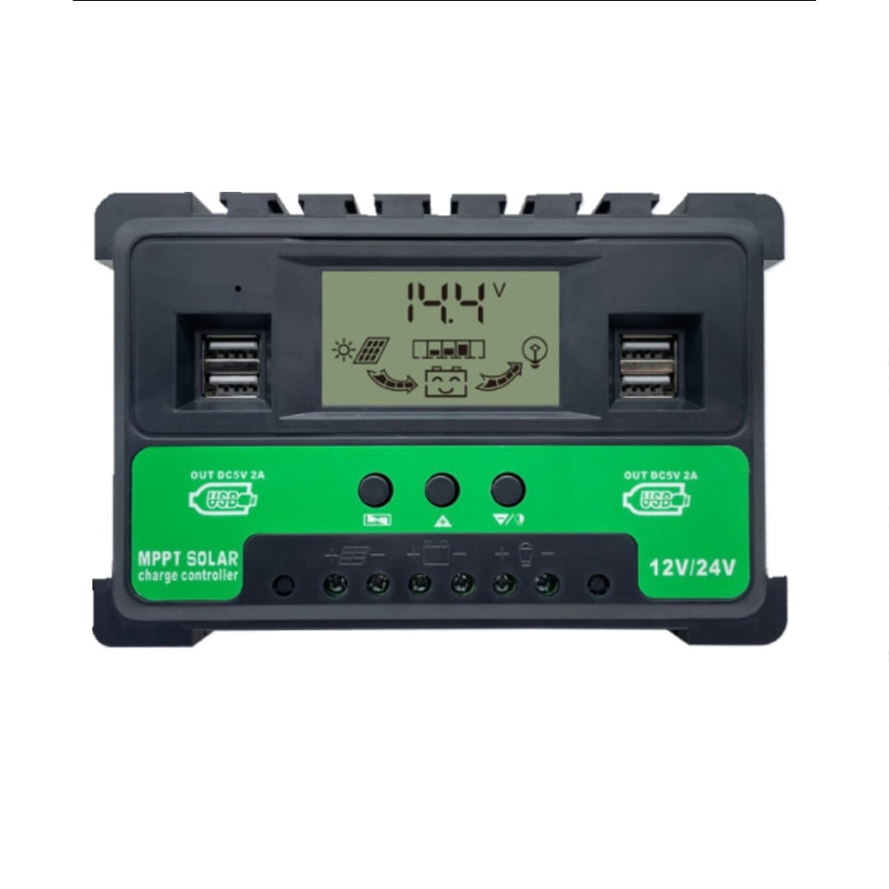 Solar Controller Under $25 WLIZJ 12V/24V Solar Controller with 4 Usb ...