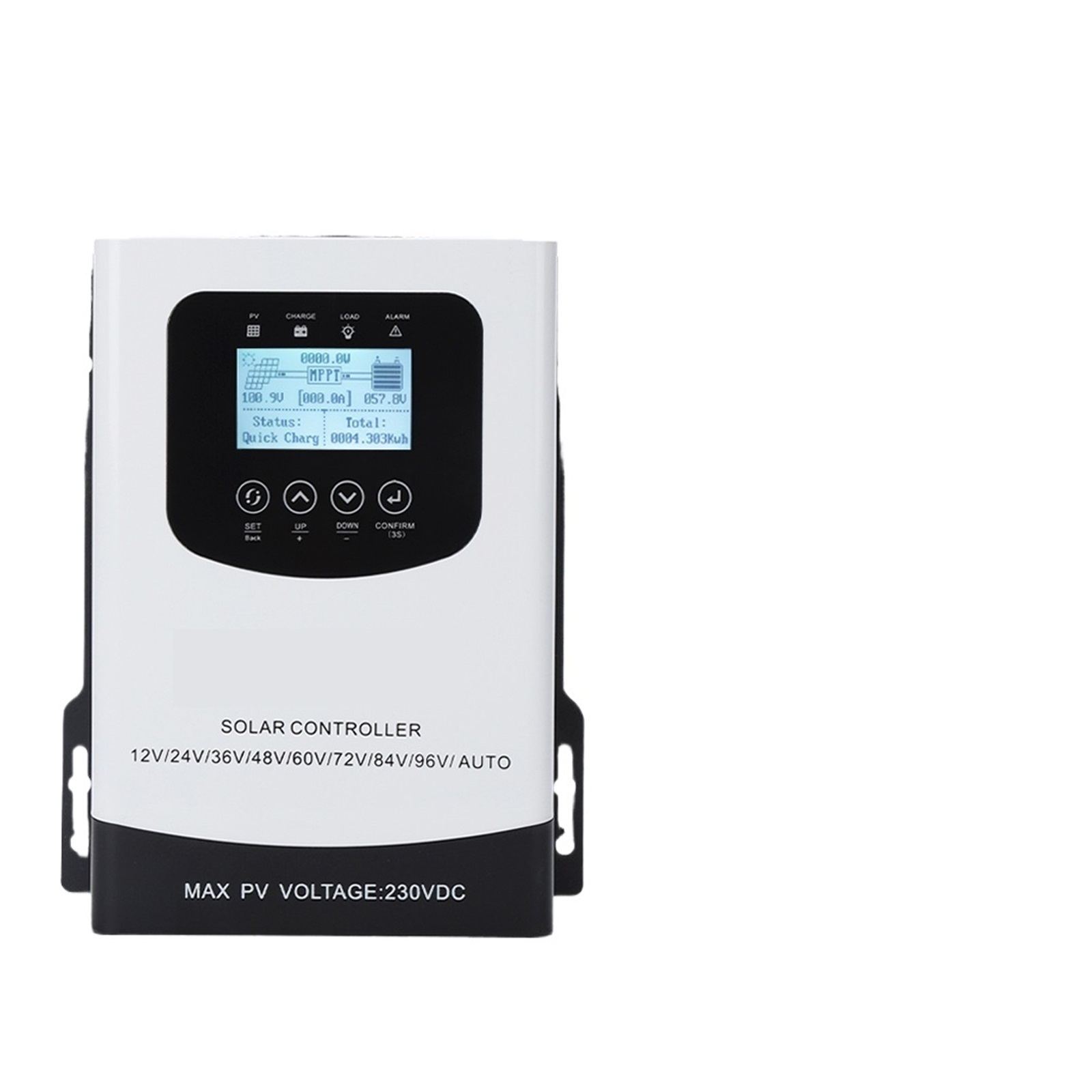 Solar Controller 60A 70A 80A LCD Display 12V 24V 48V 60V 72V 96V ...