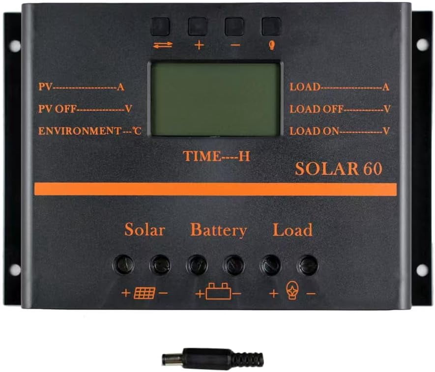 Solar Controller 80A 12V / 24V Battery Charge Regulator Auto 960W ...