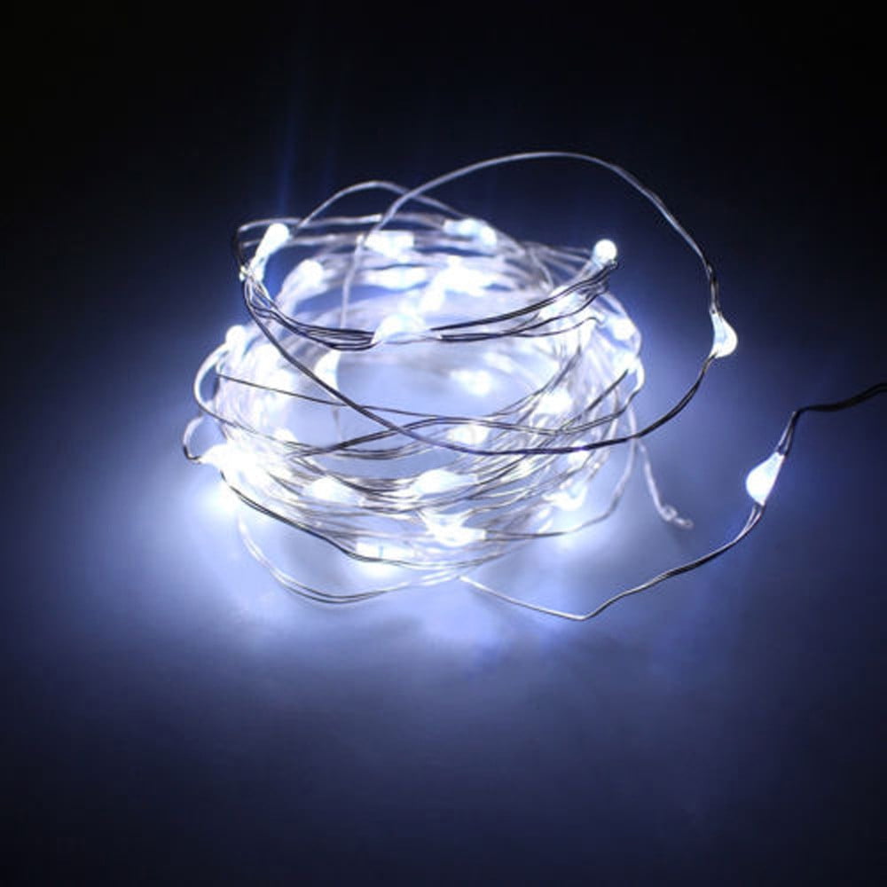 Solar Cork String Lights 10 LED Copper Wire Bottle Decor Outdoor ...
