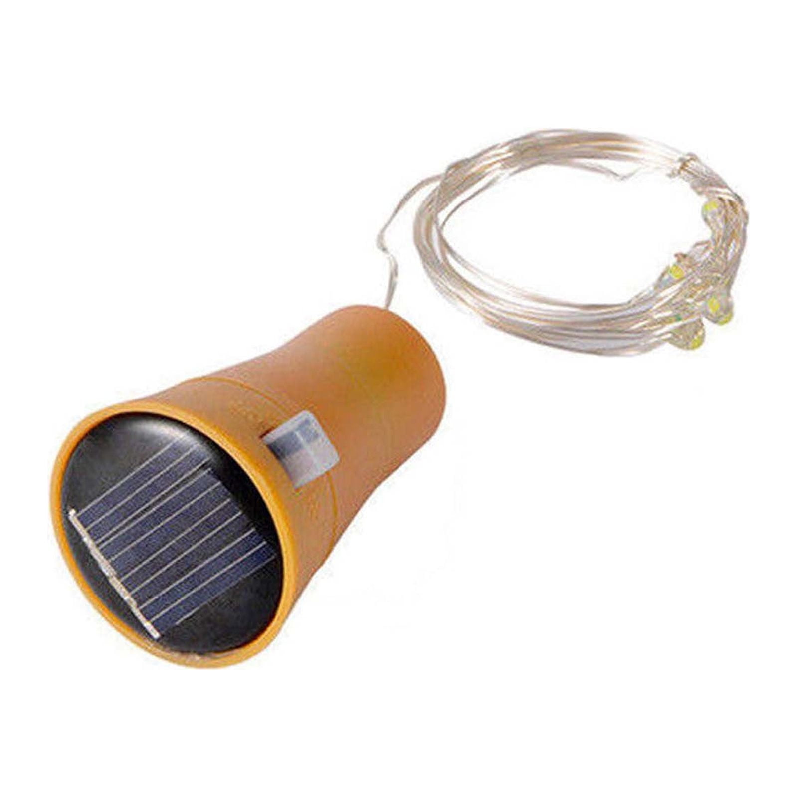 Solar Cork Wine Bottle Stopper, 2M Copper Wire Led String Lights, 20 ...